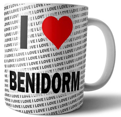 I Love Benidorm - Tea - Coffee - Mug - Cup - Birthday - Christmas ...
