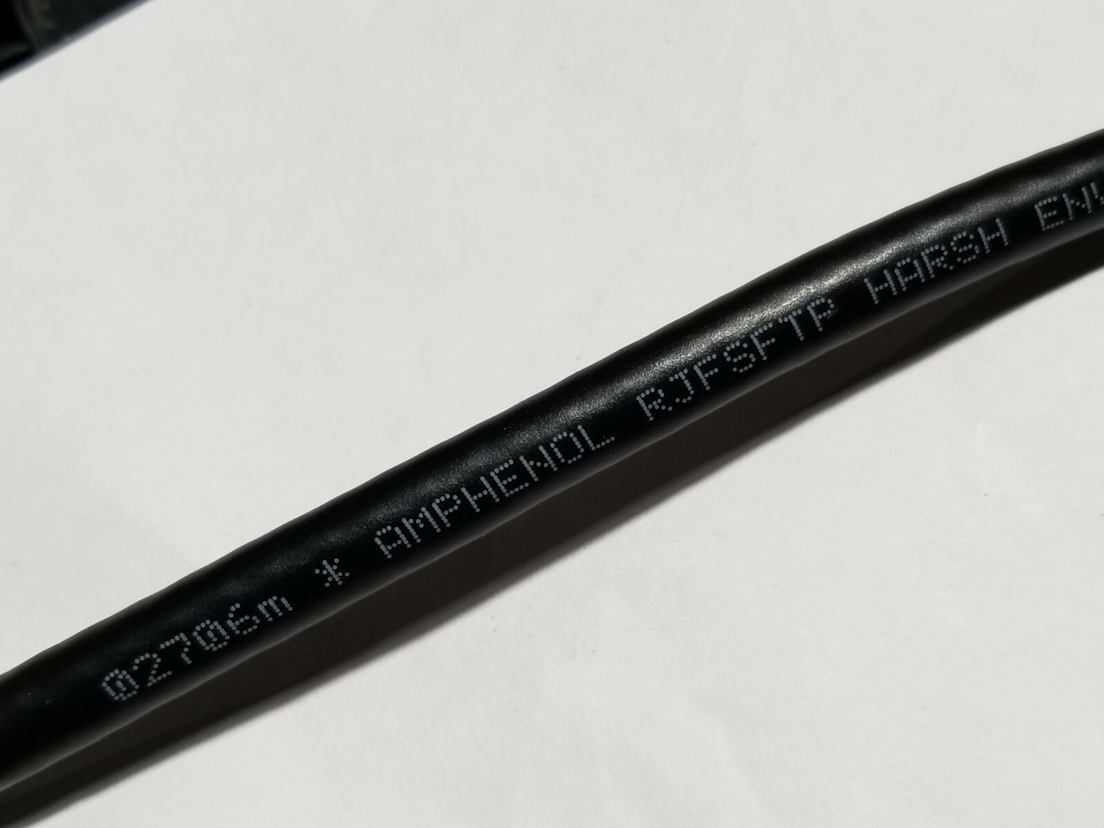 Amphenol Cat6 RJ-FSFTP Multi-Shielded Harsh Environment Patch Cable ...