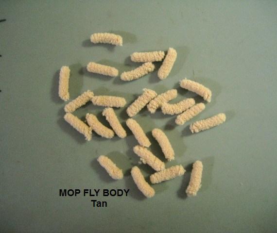 25 MOP FLY Bodies..The MOP FLY..many colors to choose from..COMBINE ...