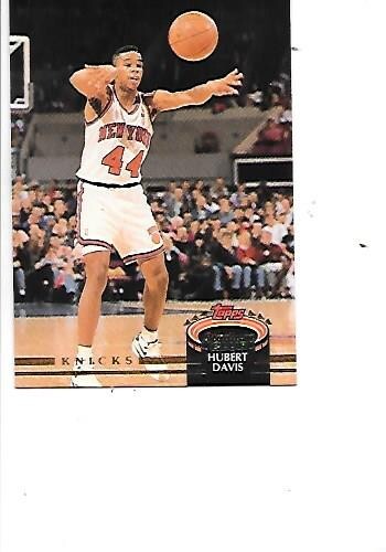 Hubert Davis1992-93 Topps Stadium Club Basketball Card #333 New York ...