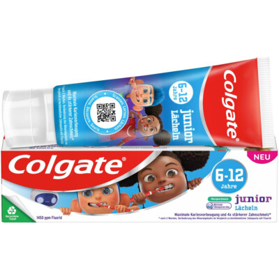 Colgate Pâte Dentifrice Junior Lächeln 6 Jusqu'À 12 Années 75ml | eBay
