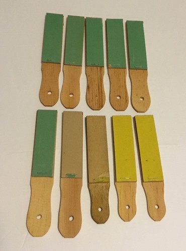 Vintage Lot of 10 Drafting Sanding Pads Wood Handle Unbranded | eBay