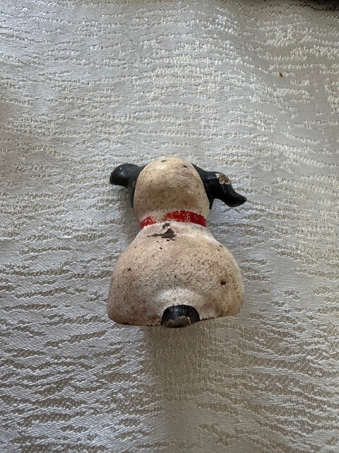 ANTIQUE HUBLEY PA USA FIDO DOG CAST IRON DESK ART STATUE TOY ...