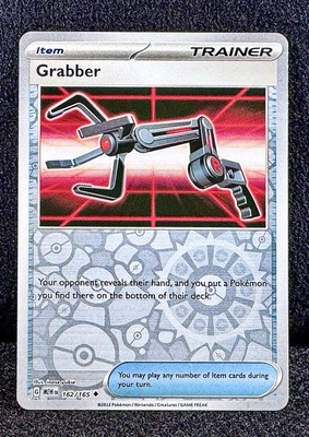 🔥Grabber 162/165 S&V: 151 “Reverse Holo” MASTERPIECE Pokemon Trainer ...