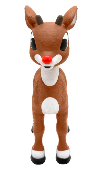 Official 3-Foot Animated Rudolph the Red-Nosed Reindeer Yard Decor | eBay