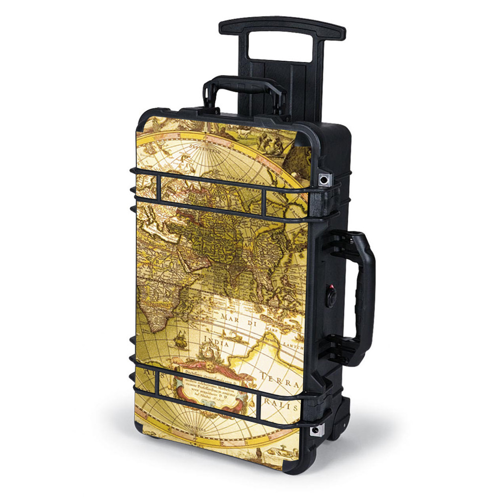 Skin Decal for Pelican Case 1510 / Old school Maps 650434178617| eBay