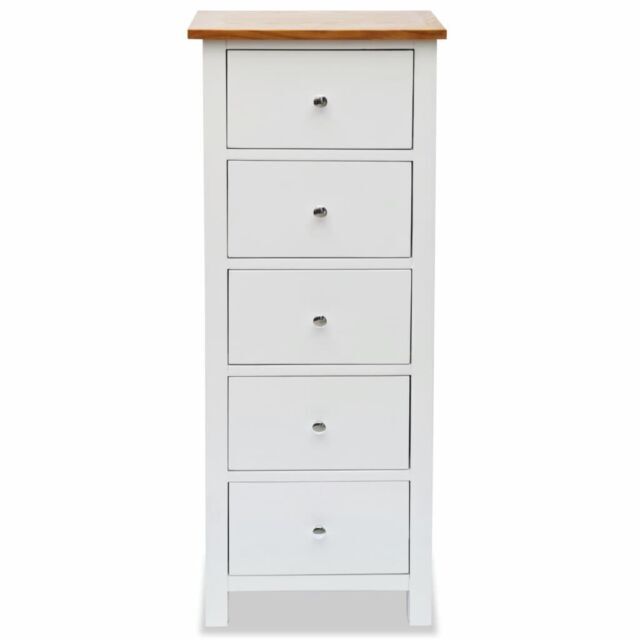 vidaXL 247051 Drawer Cabinet - White for sale online | eBay