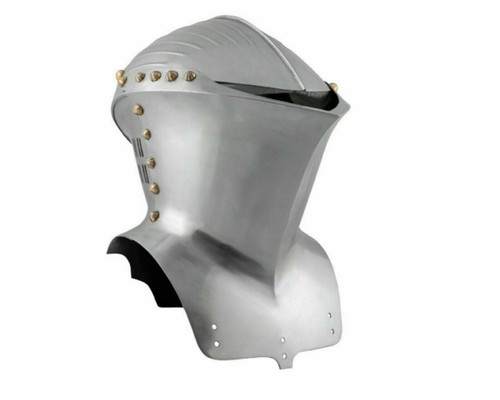 Medieval Knight Armour German Frog Mouth Steel Helmet SCA Battle helmet ...