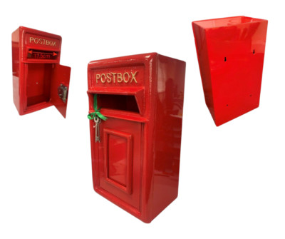 Wall Mounting Cast Iron Post Box Postal Box Red British Mailbox | eBay