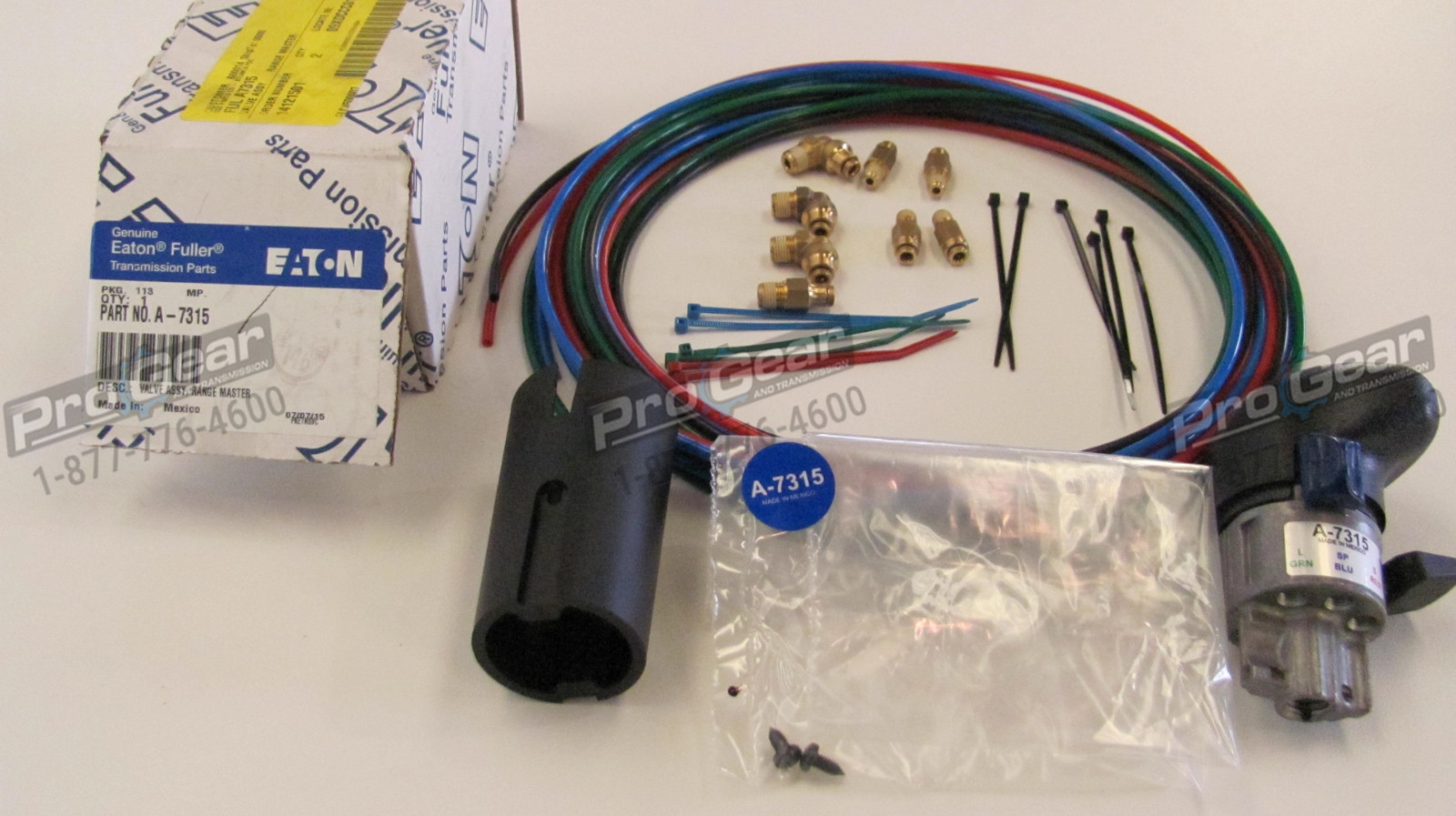 RH Genuine Eaton Shift Knob & 4 line Air Line kit 8LL Transmission ...