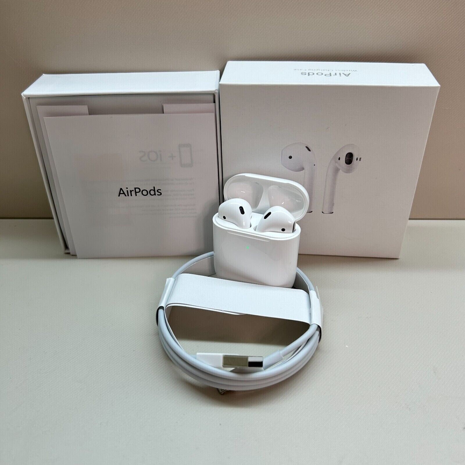 Apple Airpods 2nd Generation Bluetooth Headsets Earbuds Earphone White ...