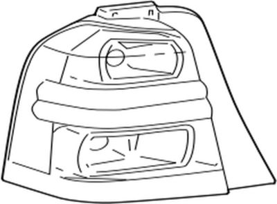 81561-48050 Toyota Lens, rear combination lamp, lh 8156148050, New ...