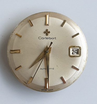 Vintage CORTEBERT ETA 2451 movement - running - Dial 29.5mm | eBay