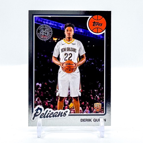 2025 Topps 45th Anniv. Derik Queen Rookie Foil #80BK-60 Pelicans | eBay