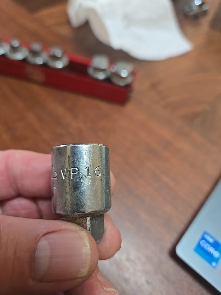 7 Pc.- MAC Tools 1/4"-5/8" SAE 1/2" Drive Square External Drain Plug ...