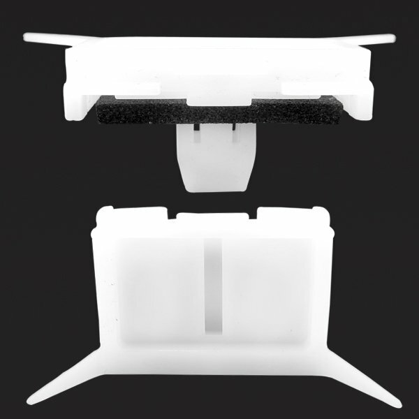 10 Windshield Clip White Nylon Retainer W/ Sealer A18236 For Acura ...