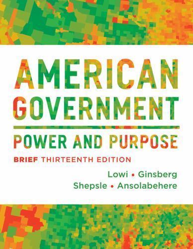 American Government : Power and Purpose by Stephen Ansolabehere ...