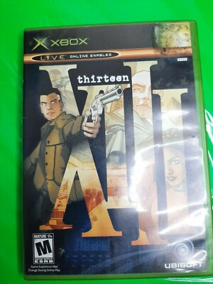 XIII THIRTEEN FOR MICROSOFT XBOX COMPLETE IN BOX IN WORKING PREOWNED ...