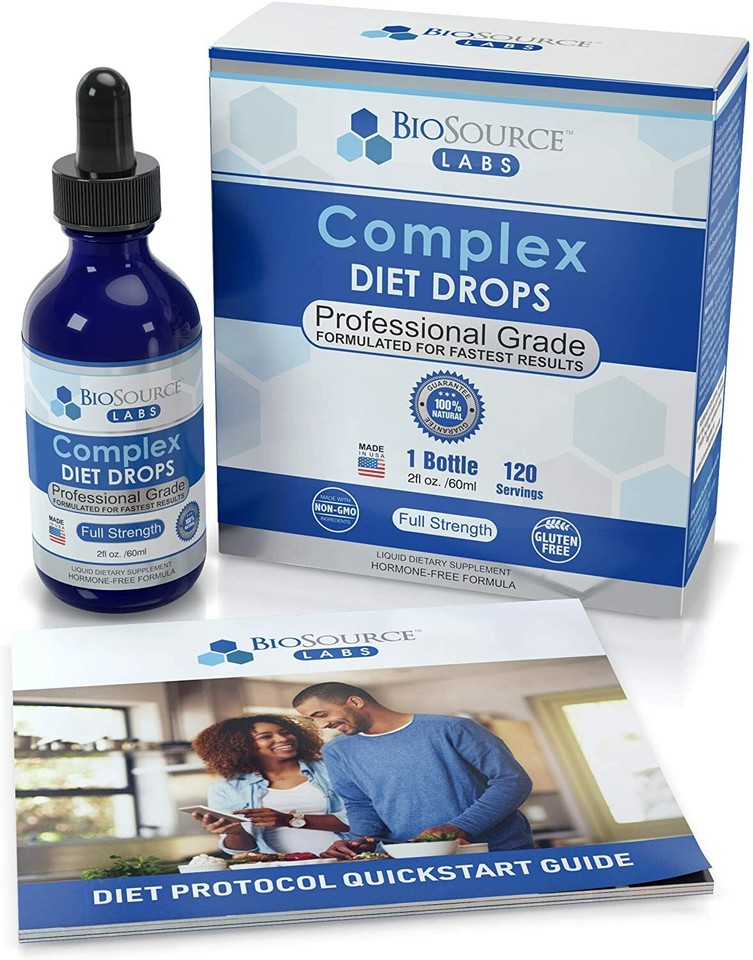 BioSource Labs Complex Diet Drops – Natural Weight Management Drops Unisex 2 oz | eBay