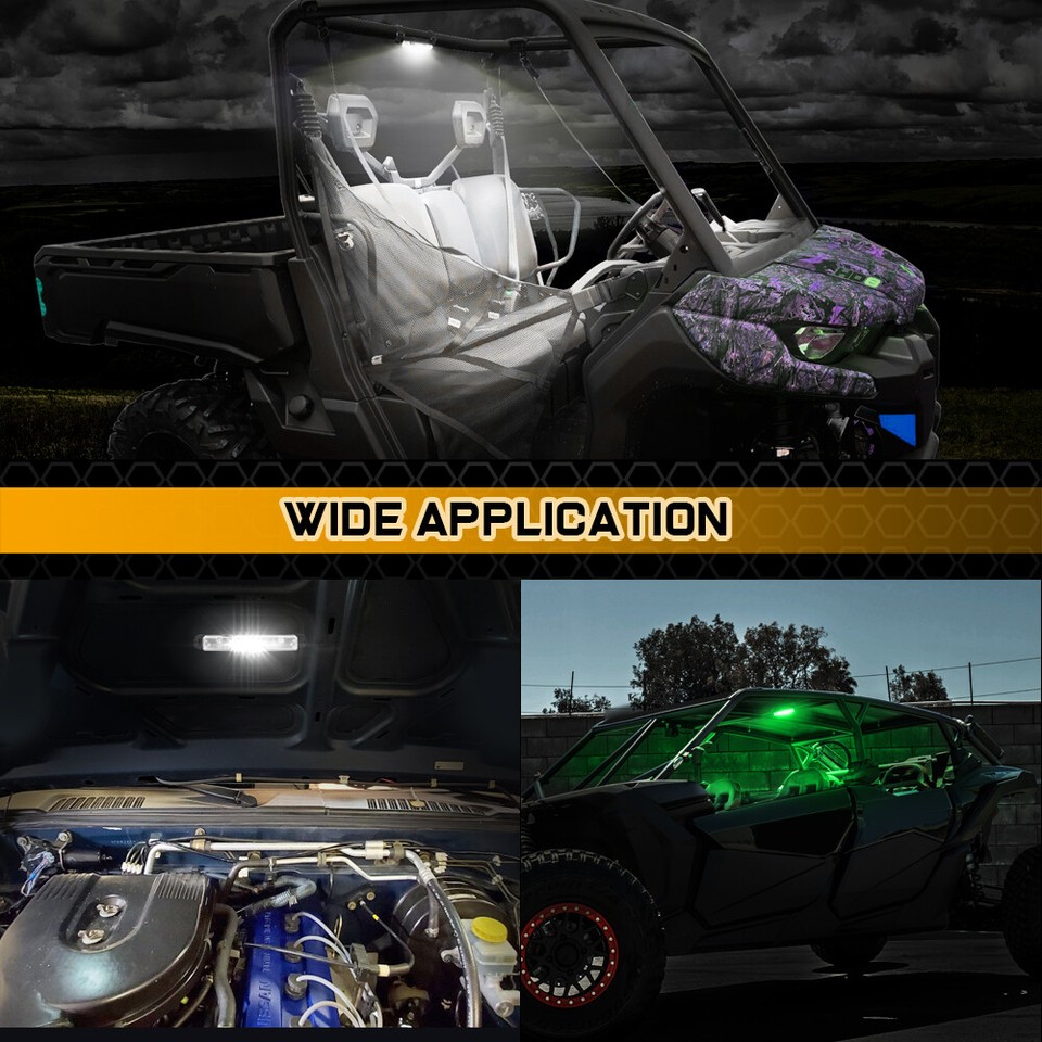 FOR POLARIS RANGER 1000XP/900XP UTV LED Interior Dome Light Roll Bar ...