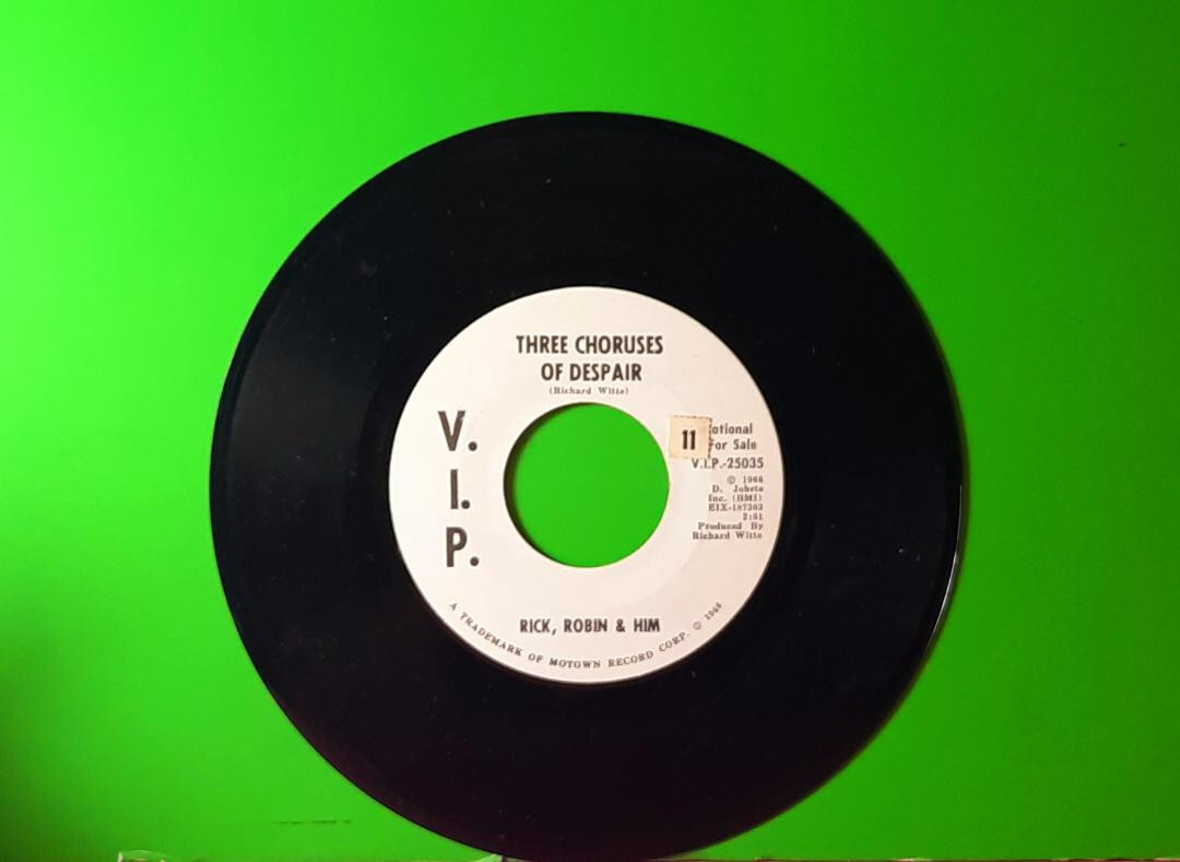 RICK ROBIN & HIM THREE CHORUSES OF DESPAIR MOTOWN SOUL PSYCH PROMO 45 ...