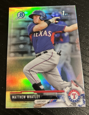 2017 Bowman Draft Matthew Whatley 1st Bowman Chrome Refractor | eBay