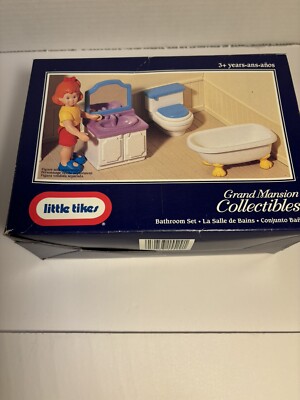 Vintage Little Tyke Grand Mansion bathroom set #5529 sealed new in box ...