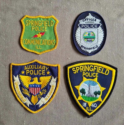 USA - 4 x Different Springfield Police Patches - Illinois | eBay