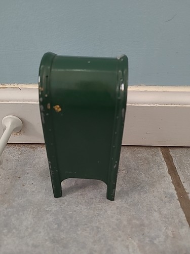 Vintage Green Cast Aluminum US Mail Box Bank W/ Patent Pending Mark ...