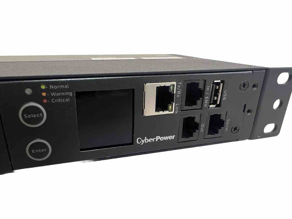 CYBER POWER PDU41002 SINGLE PHASE 100-120V/20A POWER DISTRIBUTION UNIT ...