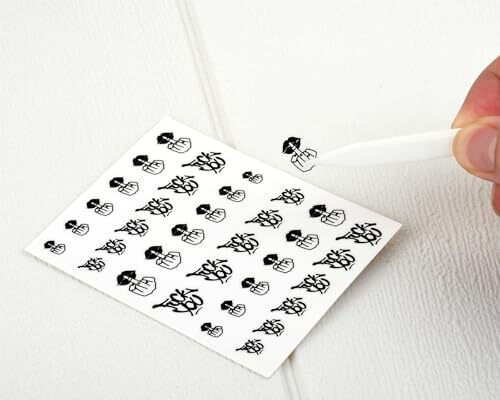 Middle Finger Nail Art Stickers 4 Sheets of Self-Adhesive Nail Decals 2 ...