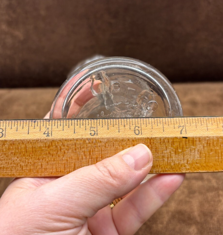 Antique French Depose Hand-BlownClear Glass Soldier Napoleon Figural ...