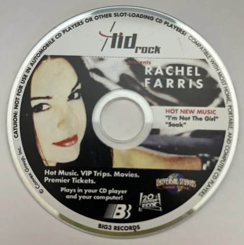Tested Lid Rock Rachel Farris Mini CD, I'm Not the Girl & Soak Good ...
