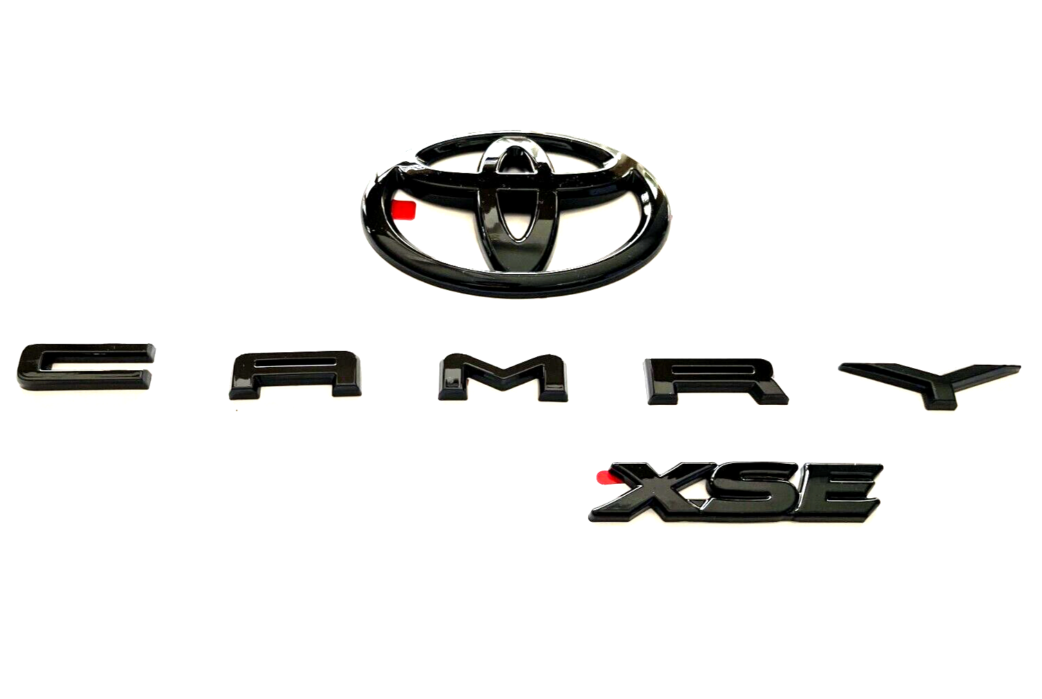 3 Pic Kit fit TOYOTA 2018-2023 Camry XSE Gloss Black out Overlay ...