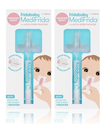 (Pack 2) FRIDA BABY Medi Frida Accu-Dose Pacifier Medicine Dispenser 0 ...
