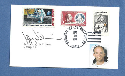 SHUTTLE ATLANTIS STS-101 LANDING MAY 29,2000 SIGNED WILLIAMS SPACE ...