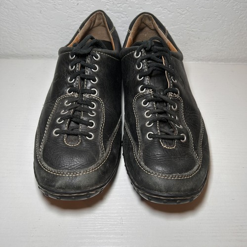 Born Hawkeye Black Leather Lace Up Shoe Men’s 9 EU 42.5 Casual Comfort ...