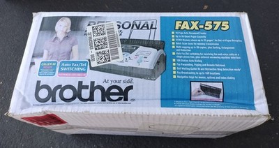 Brother Personal FAX-575 Plain Paper Fax Machine Phone Copier - Open ...