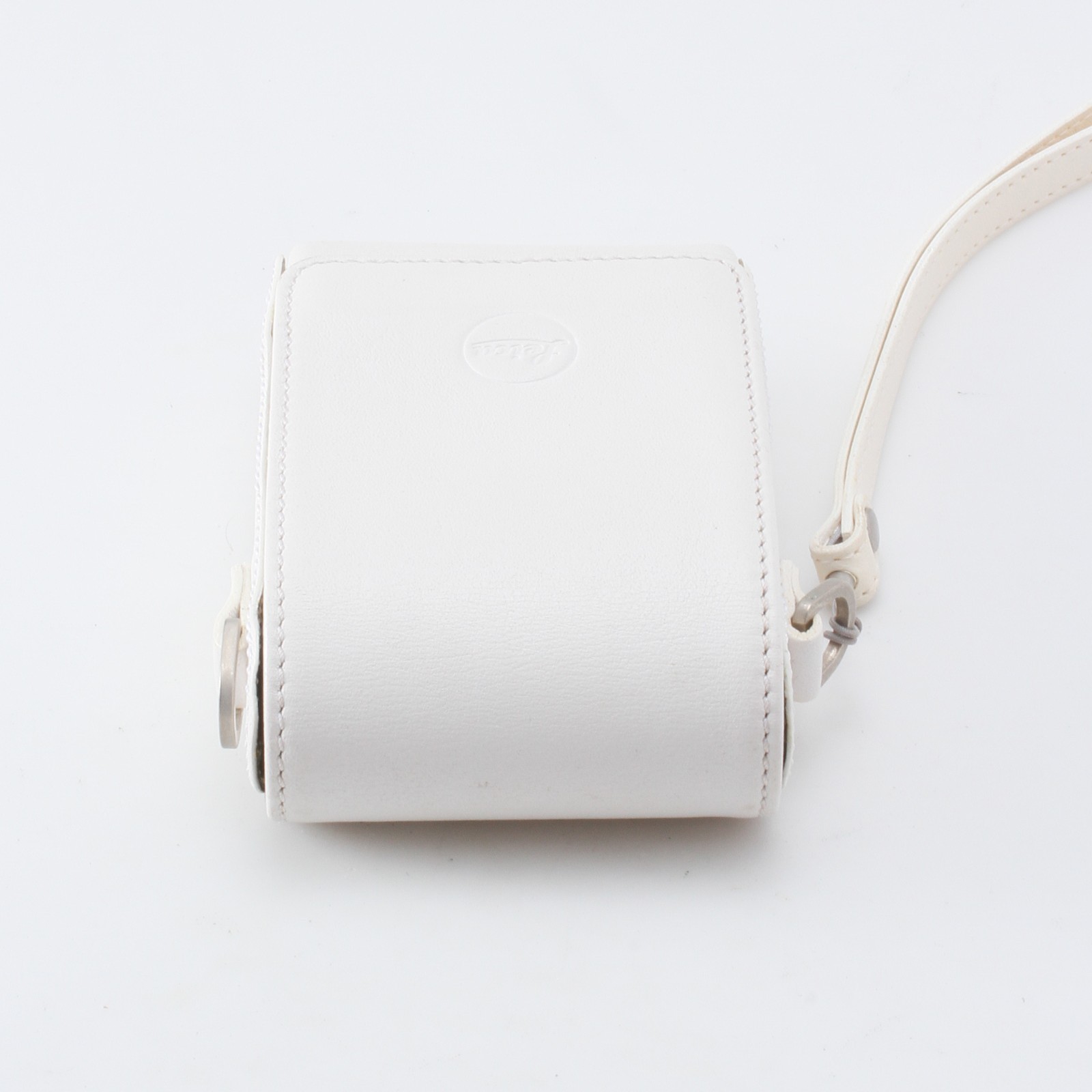 【NEAR MINT】Leica genuine camera white Leather Case for C-LUX 2 Shoulder ...