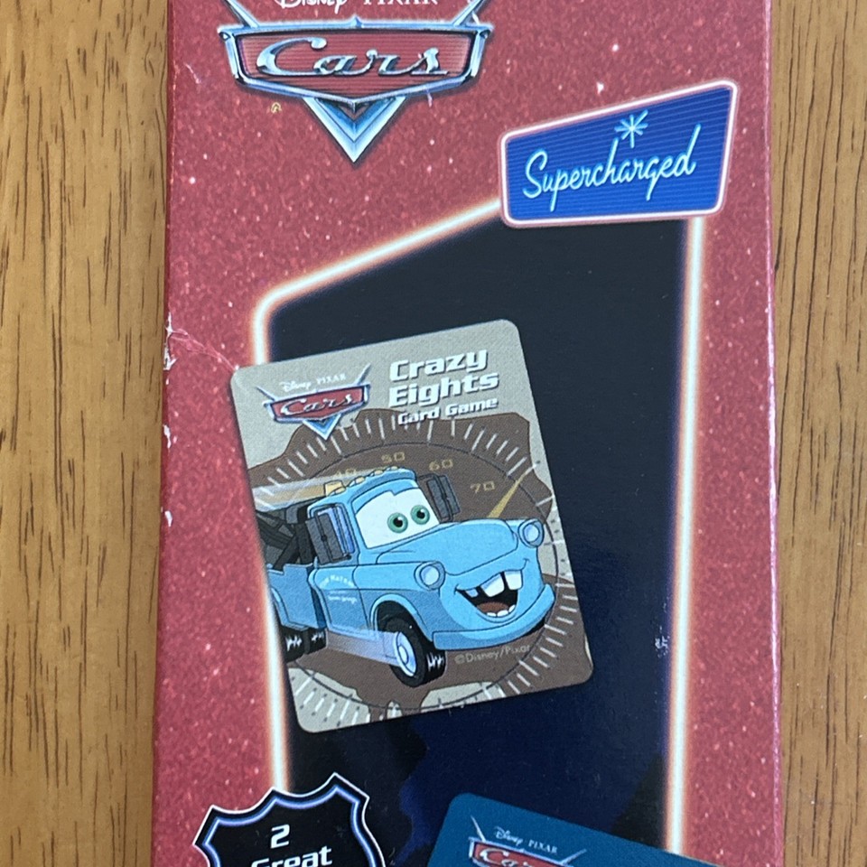 Pixar Cars Card Games. Crazy Eights And Go Fish | eBay