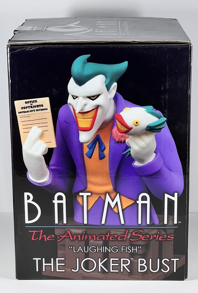 Batman Animated Series The Joker Laughing Fish Bust EE Exclusive LMT ...