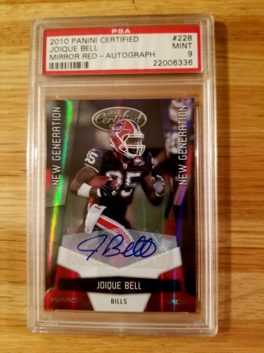 2010 Panini Certified Joique Bell Autograph Rookie Card #228 PSA 9 #138/250 | eBay
