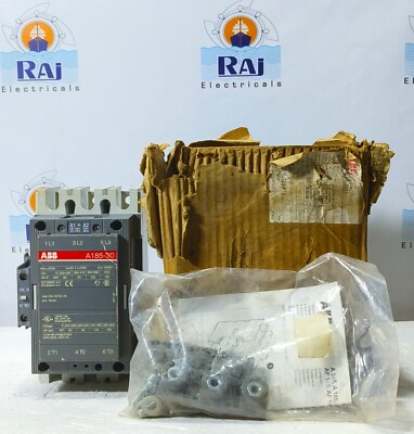 ABB A185-30 220-240V 50/60Hz AC MAGNETIC CONTACTOR 3POLE A18530 (FREE ...