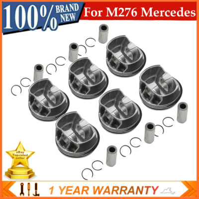 6PCS M276 Engine Pistons Rings Set STD For Mercedes-Benz W205 W212 X166 ...