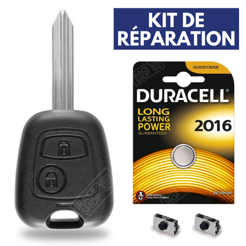KIT Réparation Coque Plip Clé pour Citroen C1 C2 C3 C4 Picasso Switch ...