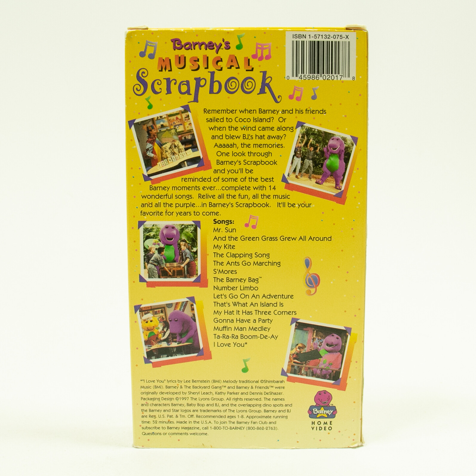 Barney - Barneys Musical Scrapbook (VHS, | Grelly USA