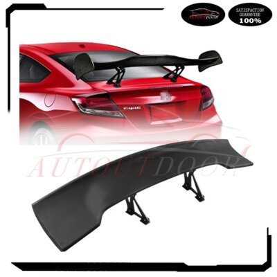 Universal 57 Inch ABS Black GT Wing Span JDM Trunk Spoiler Wing ...
