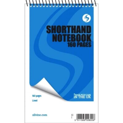 3 x 160 Page Reporters Pad Notepad Note Pad Notebook Shorthand Books 8 ...