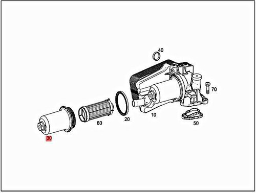 Genuine MERCEDES Oil filter cover 2463770004 | eBay