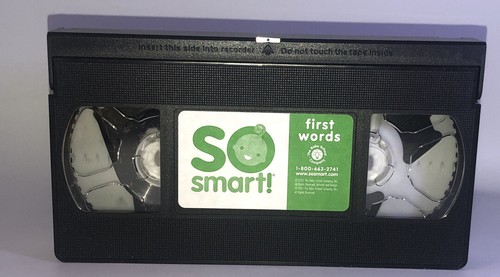 So Smart! Baby’s First Words 9-36 Months (VHS, 2001)RARE VINTAGE-SHIPS ...